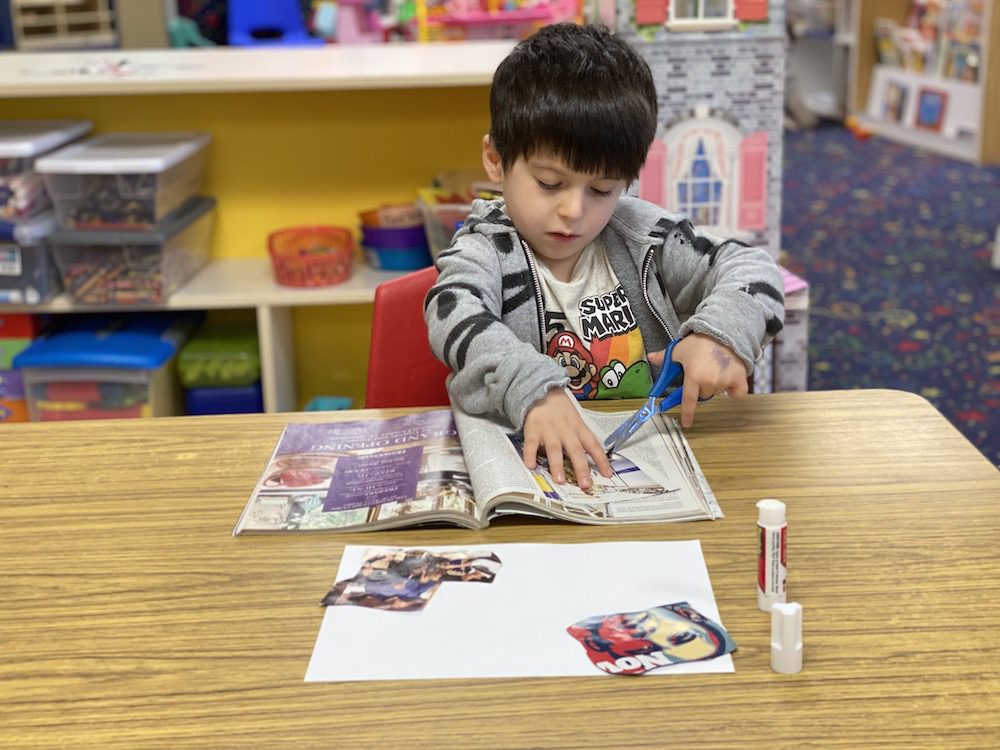 Making Collages With Magazine